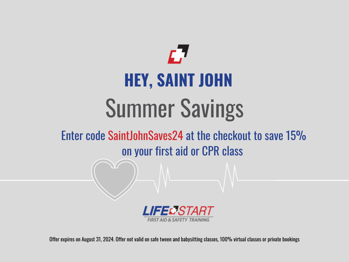 First Aid Courses - Life Start Training First Aid & Safety - Saint John
